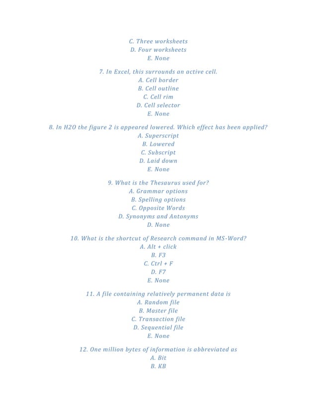 Computer aptitude | PDF