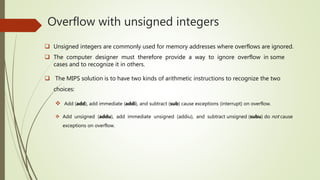 Arithmetic for Computers | PPT