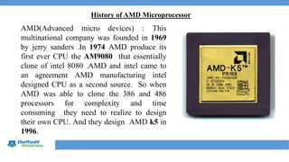 AMD & Intel Latest Processor | PPTX