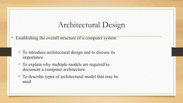Computer architectural design methodology | PPTX | Computing ...