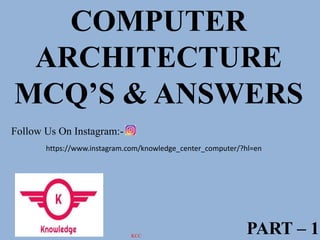 Computer architecture PART 1 | PPTX