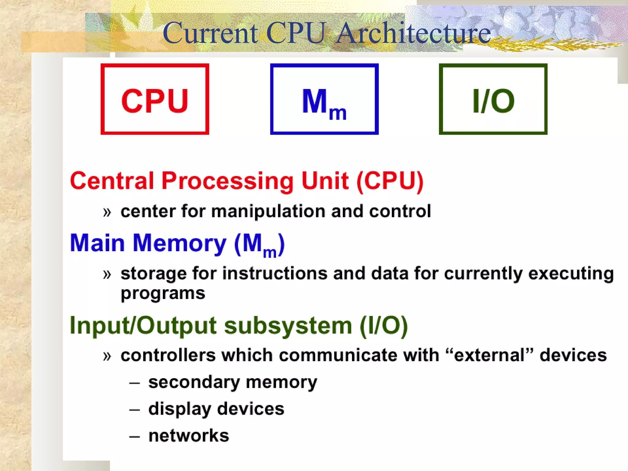 Computer architecture | PPT