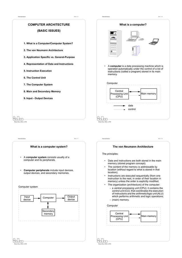 Computer architecture | PDF