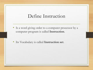 Computer architecture | PPT