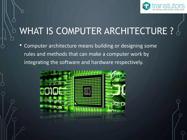 Computer Architecture | Computer Science | PPTX