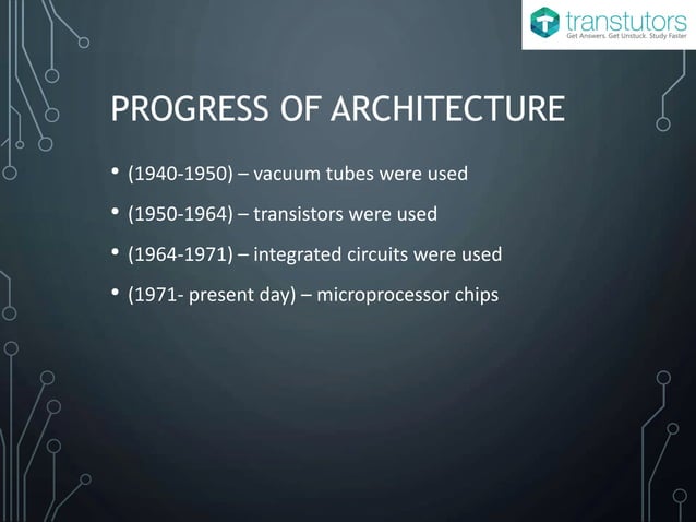 Computer Architecture | Computer Science | PPTX