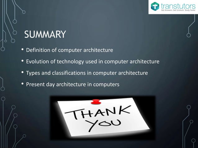 Computer Architecture | Computer Science | PPTX