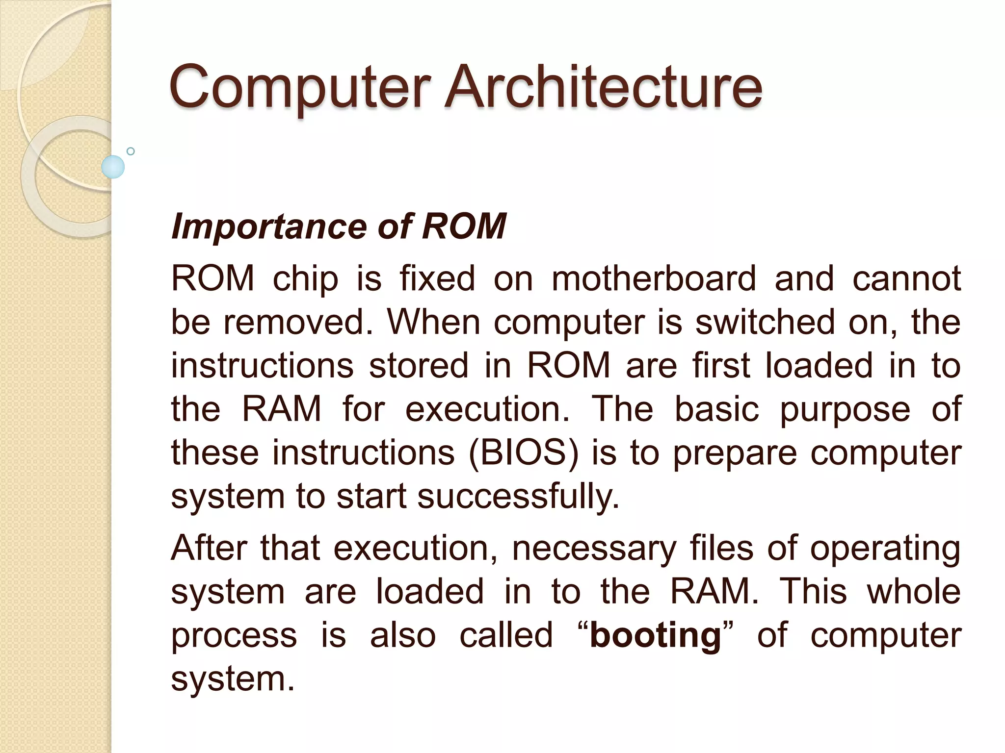 Computer architecture | PPTX
