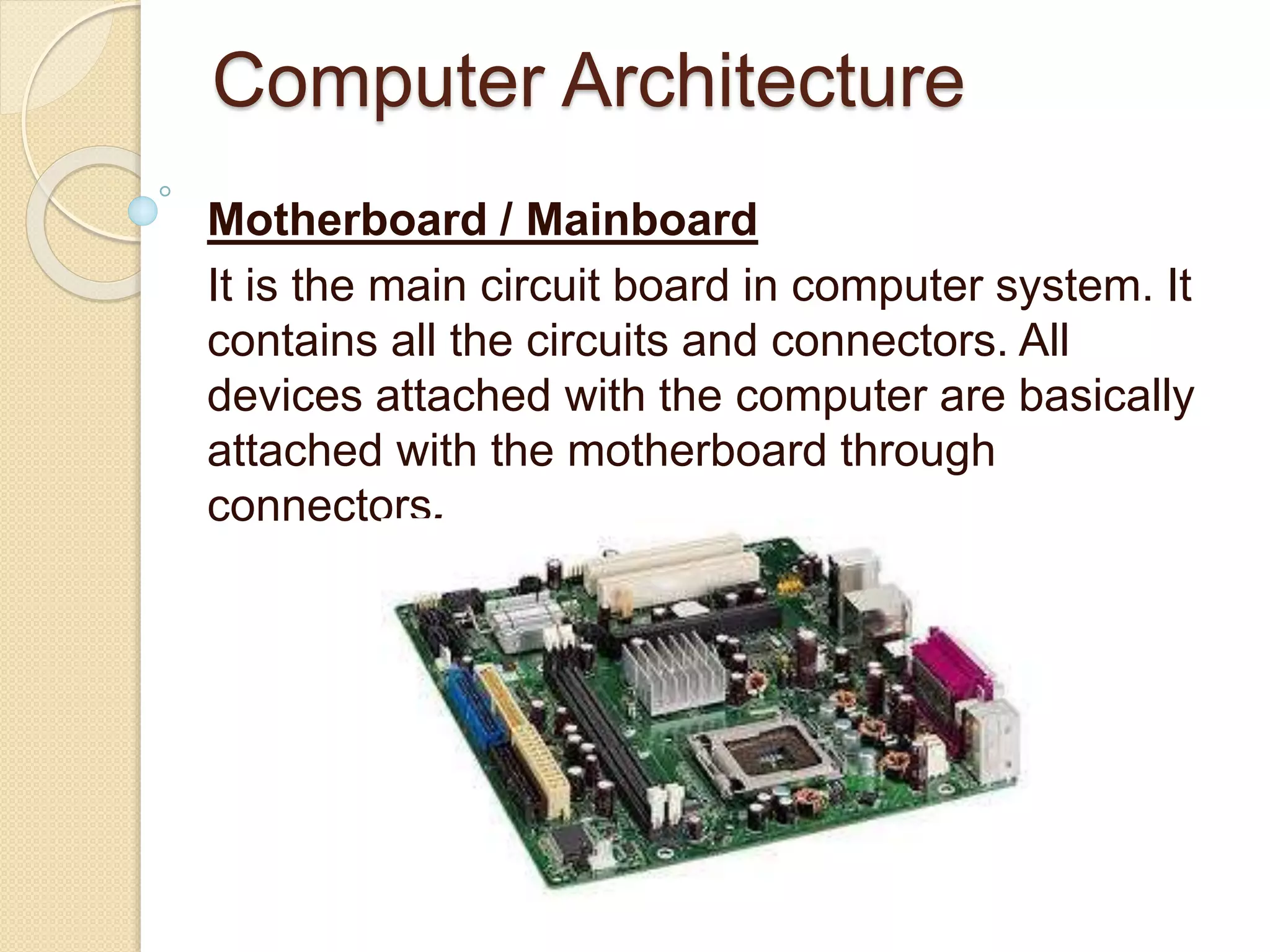 Computer architecture | PPTX