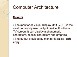 Computer architecture | PPTX