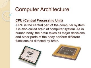 Computer architecture | PPTX