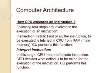 Computer architecture | PPT