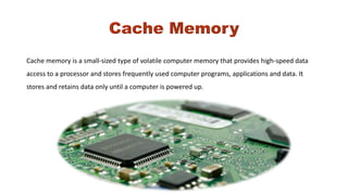 Cache memory | PPTX