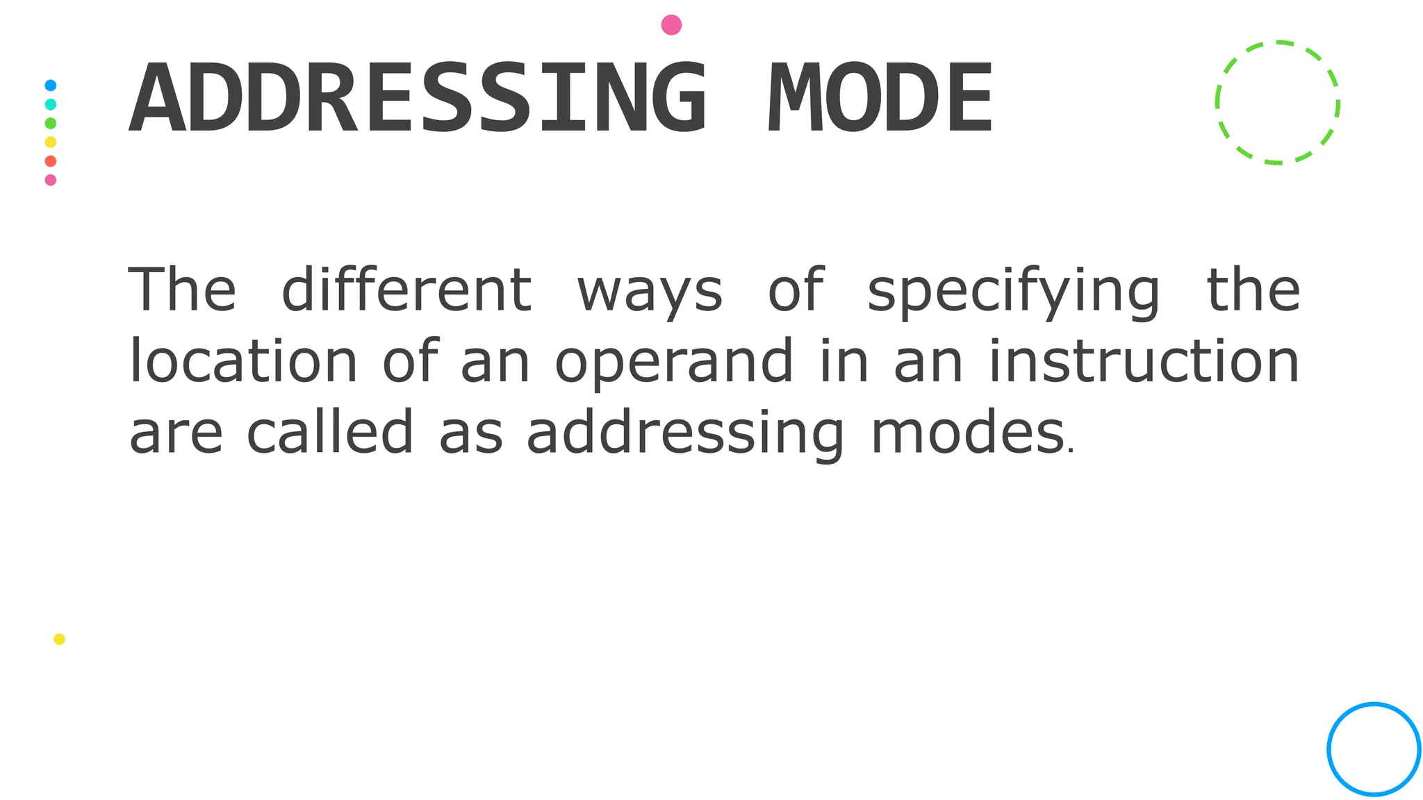 Addressing Modes | PPT