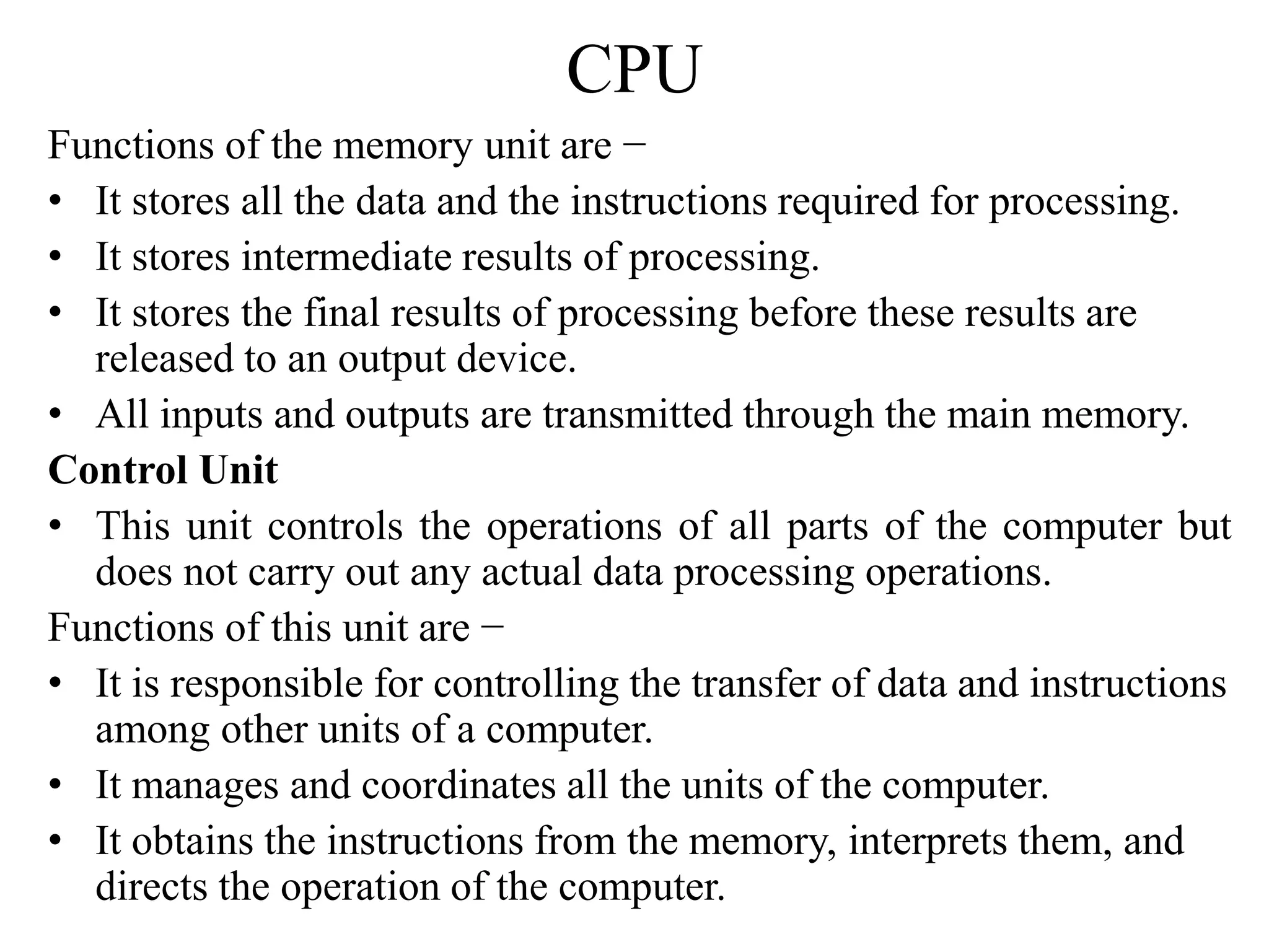 Computer Architecture | PPT