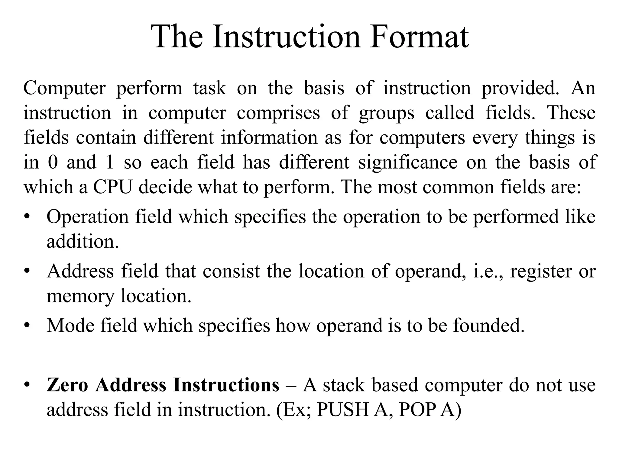 Computer Architecture | PPT