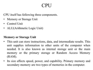 Computer Architecture | PPT