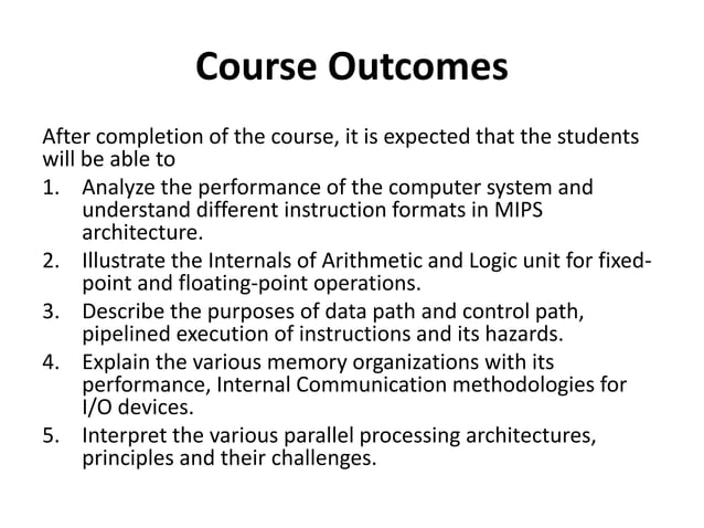 Introduction to Computer Architecture and Organization | PPTX