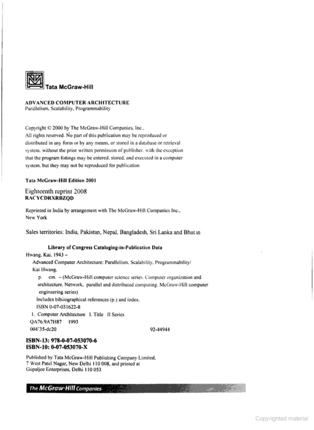 Computer architecture kai hwang | PDF | Artificial Intelligence ...