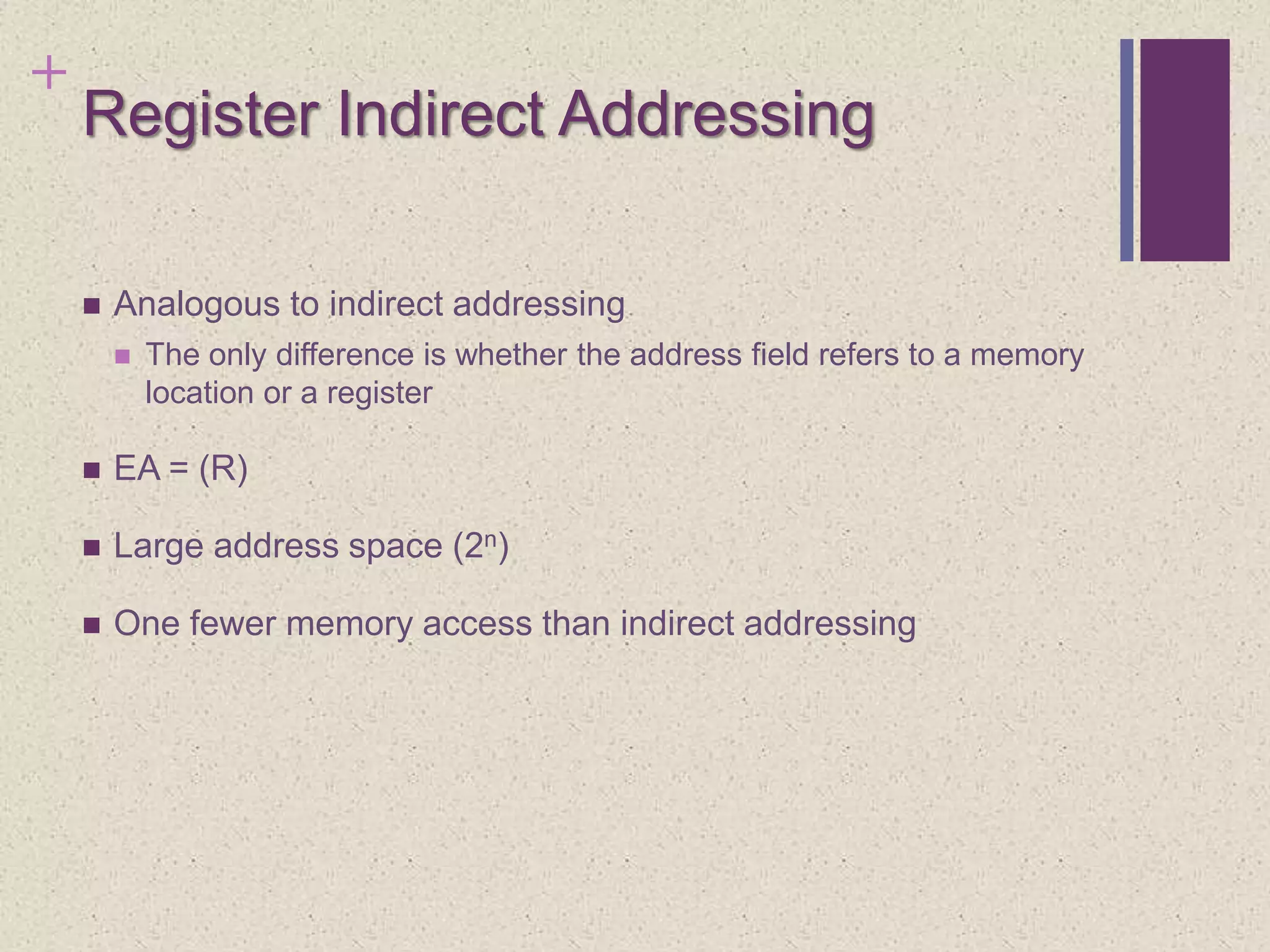 Computer Architecture Addressing Modes And Formats Pptx Programming
