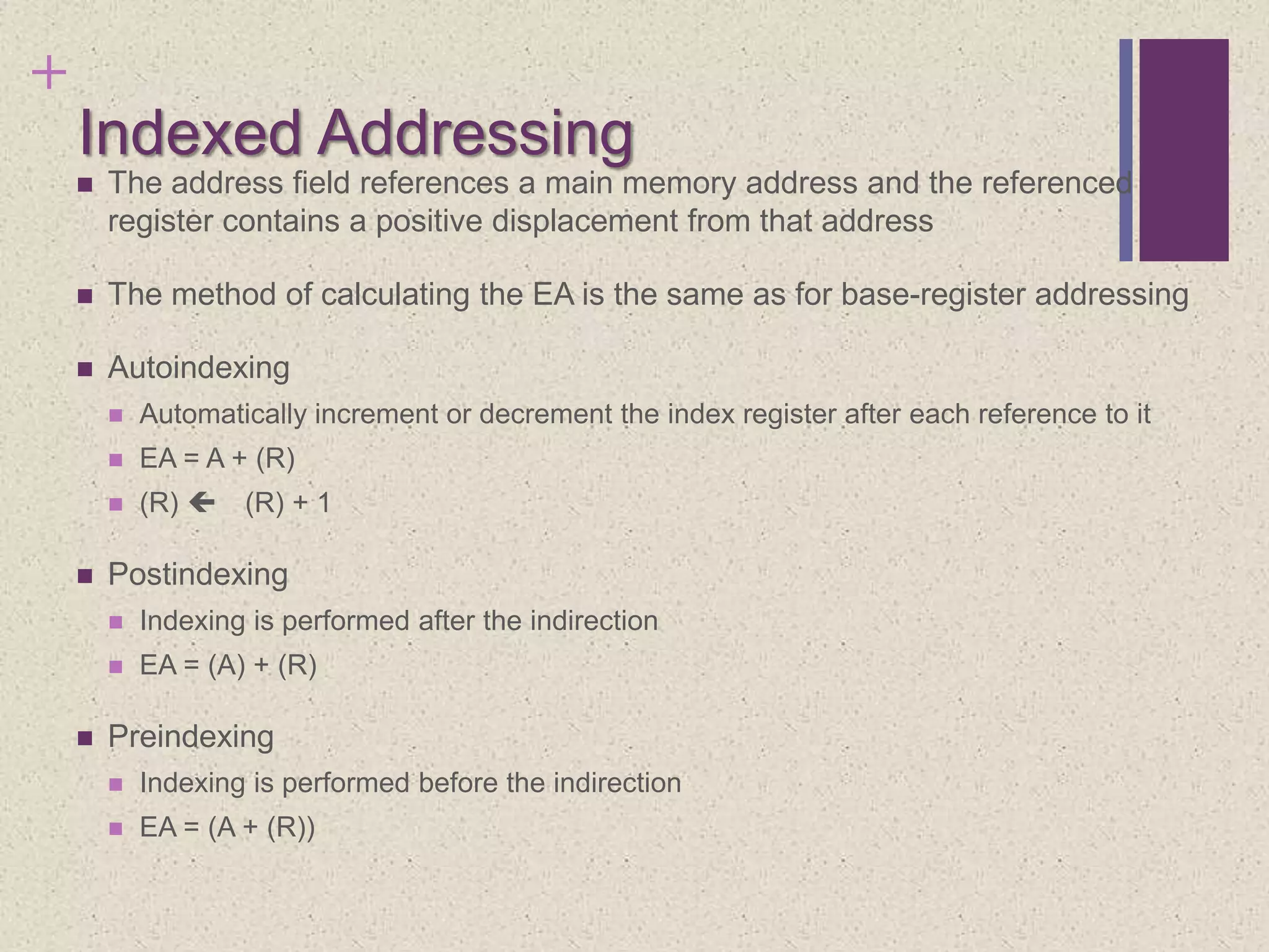 Computer Architecture Addressing Modes And Formats | Pptx