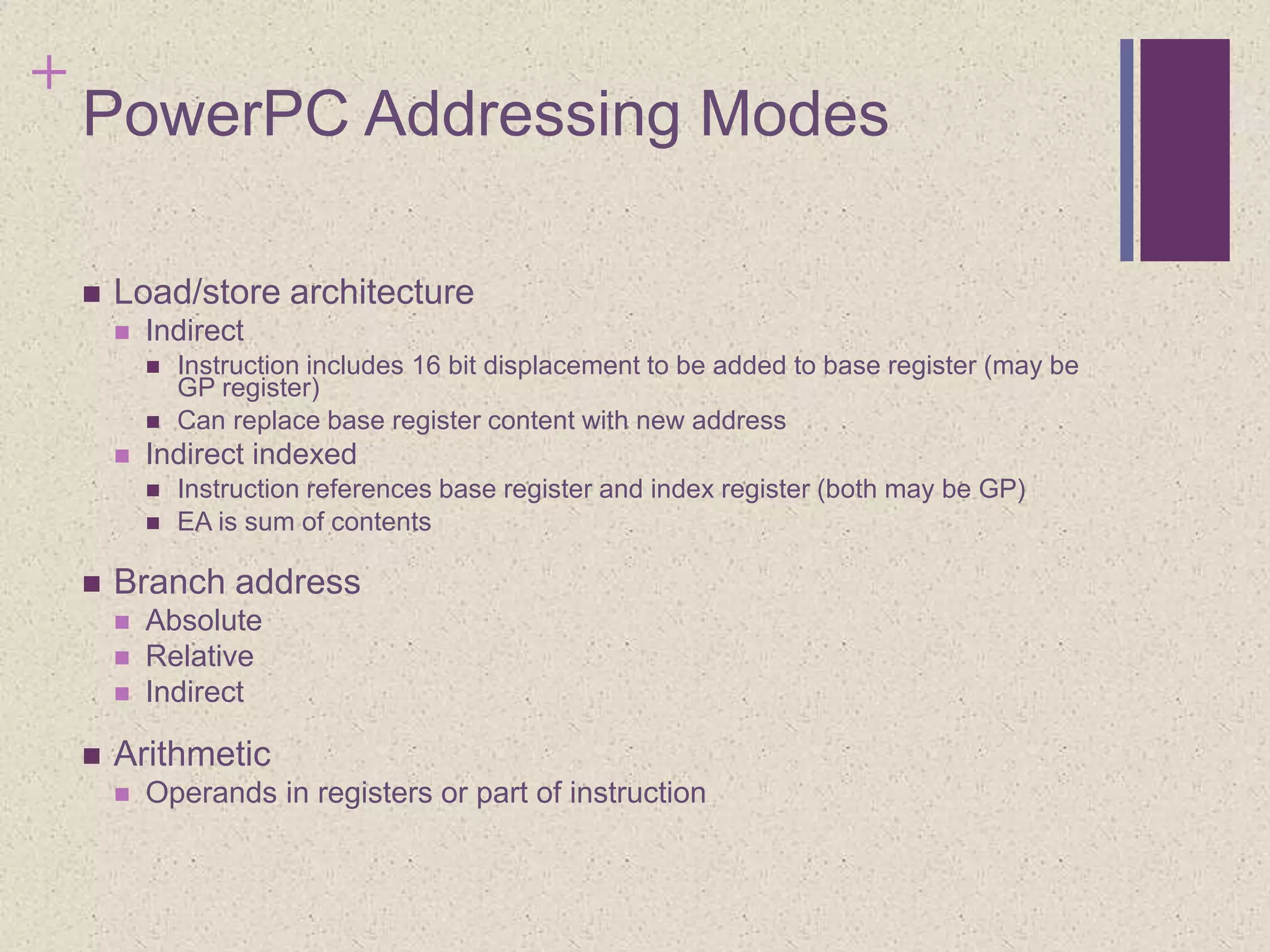 Computer Architecture Addressing Modes And Formats Pptx Programming