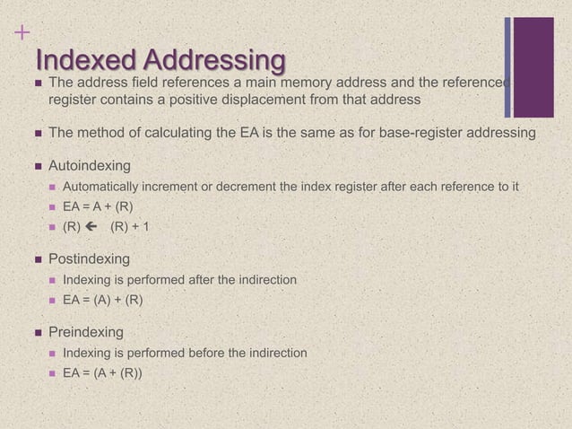 Computer architecture addressing modes and formats | PPTX | Programming Languages | Computing