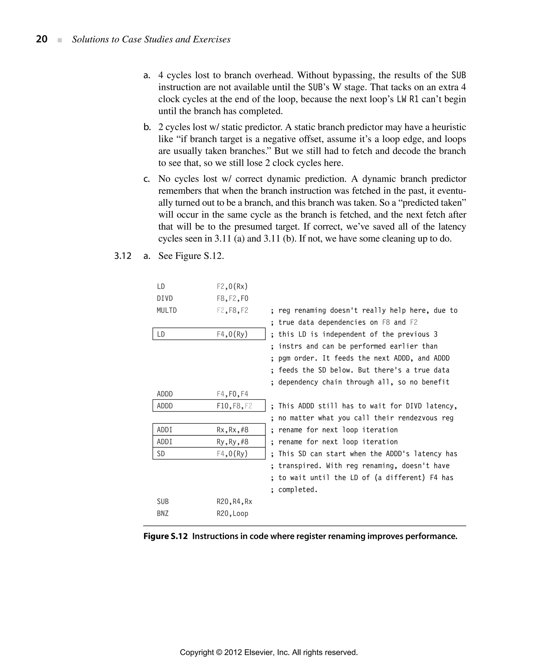 Computer architecture, a quantitative approach (solution for 5th edition) | PDF