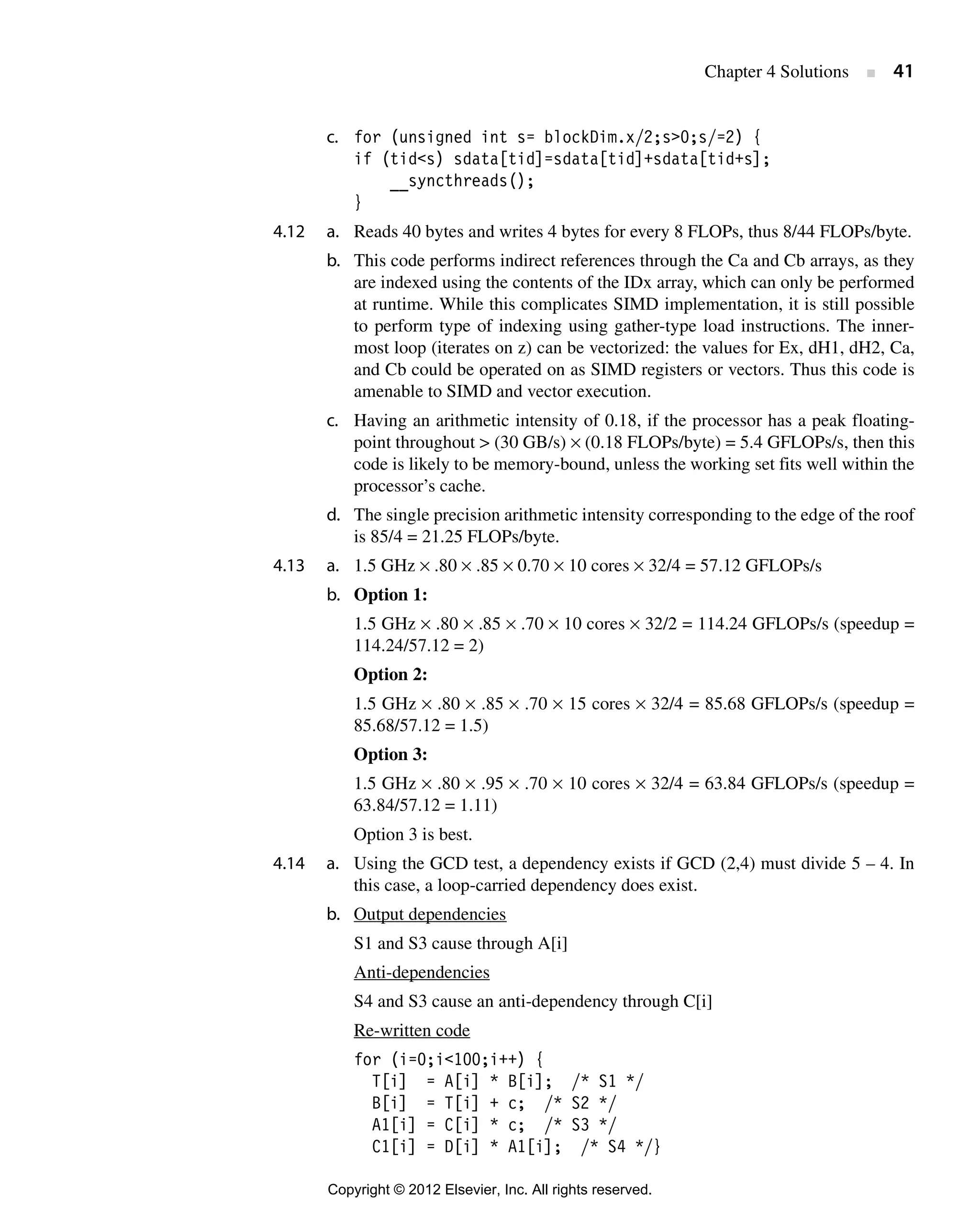 Computer architecture, a quantitative approach (solution for 5th ...