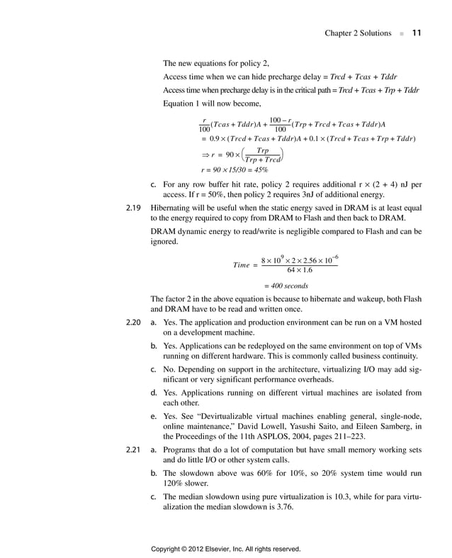 Computer architecture, a quantitative approach (solution for 5th edition) | PDF | Physics | Science