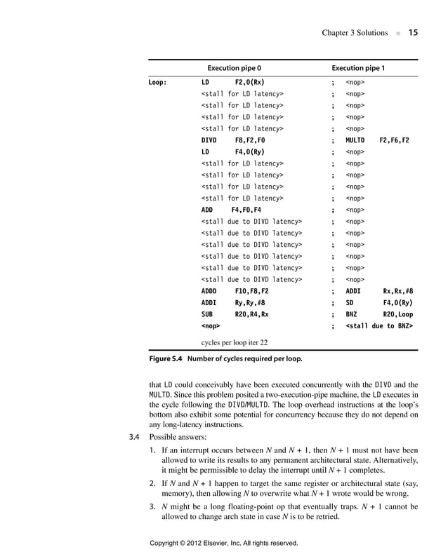 Computer architecture, a quantitative approach (solution for 5th ...