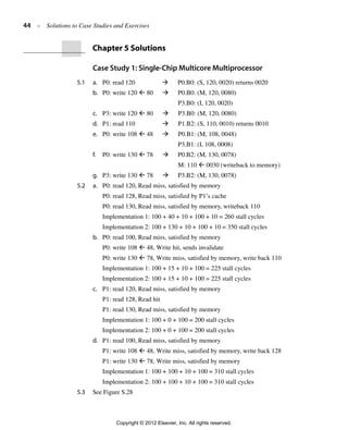 Computer architecture, a quantitative approach (solution for 5th ...