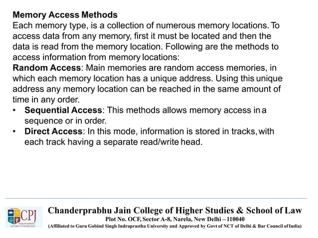 Computer architecture BCA 203 | PPTX