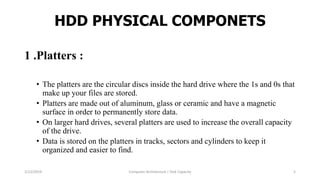Computer architecture disk capacity | PPT