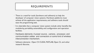 Computer architecture for vision system | PPT