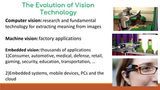 Computer architecture for vision systems | PPT