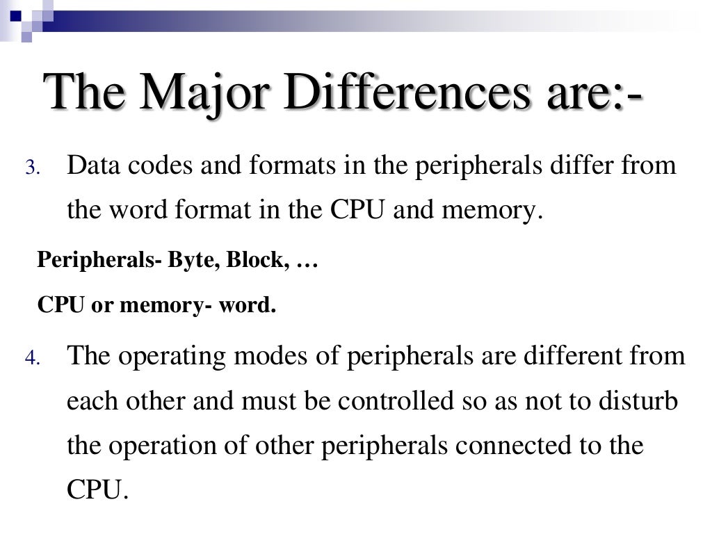 Computer Architecture Input Output Organization