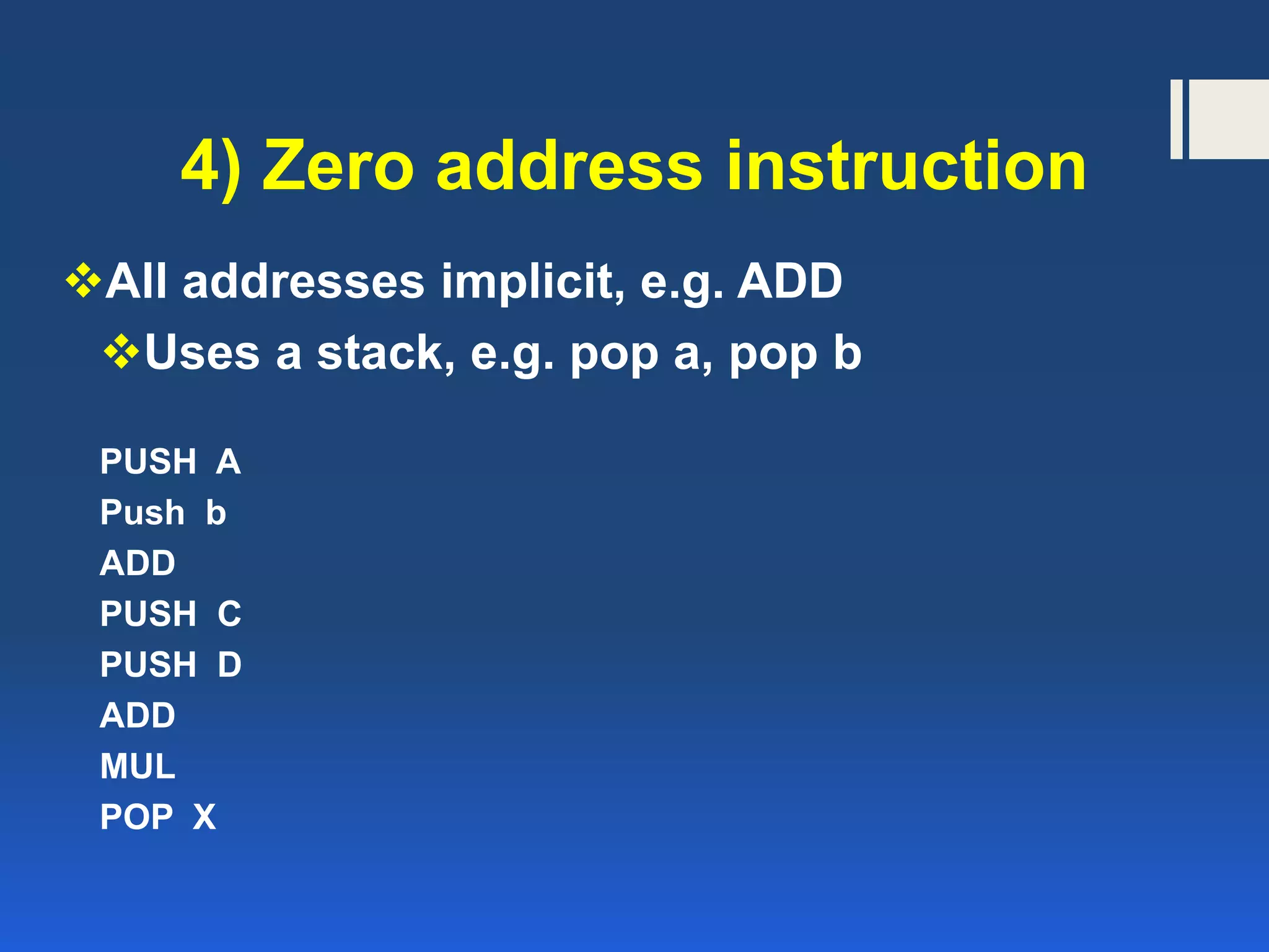 Computer Architecture Instruction Formats Pptx Programming 7061