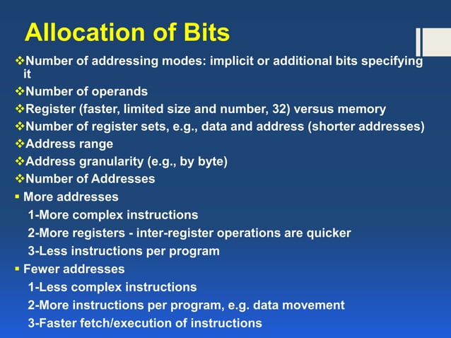 Computer architecture instruction formats | PPTX | Programming Languages | Computing