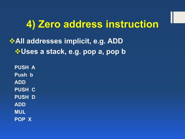 Computer architecture instruction formats | PPTX | Programming Languages | Computing