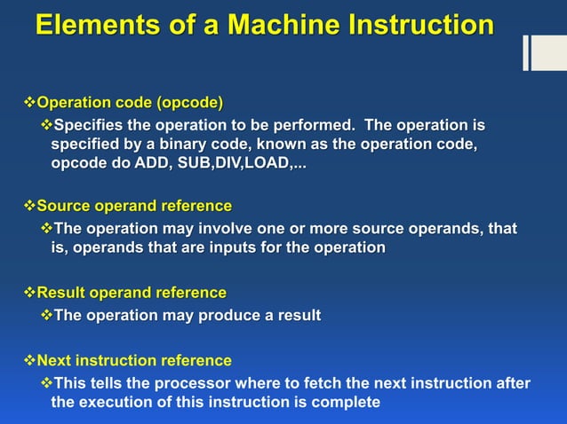 Computer architecture instruction formats | PPTX | Programming ...