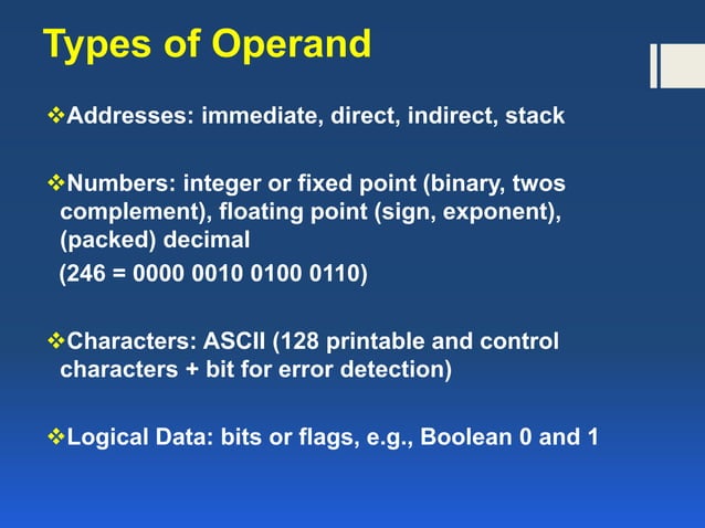 Computer architecture instruction formats | PPTX | Programming ...
