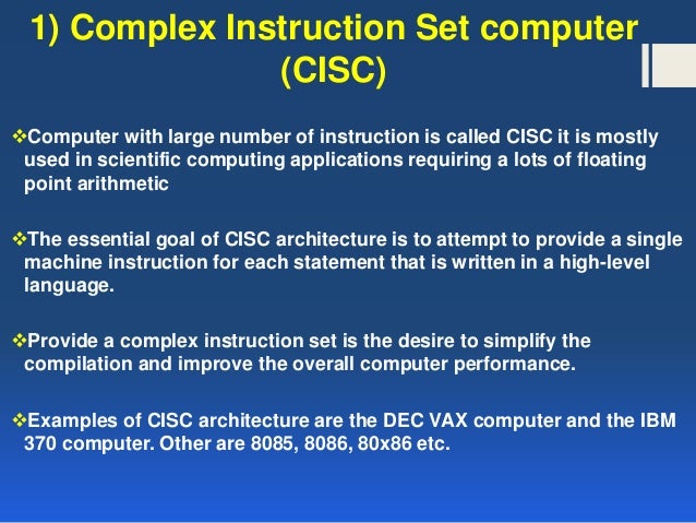 Computer architecture instruction formats