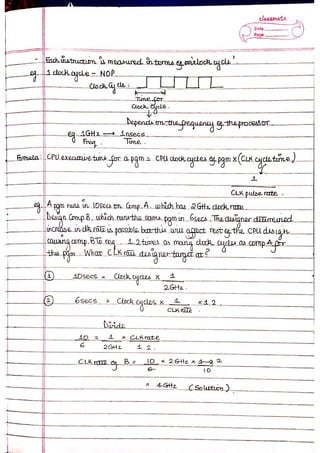 Computer Architecture Lecture Notes - Ronak Sumbaly | PDF
