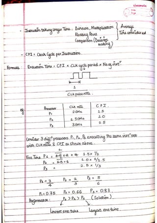 Computer Architecture Lecture Notes - Ronak Sumbaly | PDF