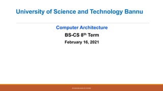 Computer architecture lesson 1 | PDF