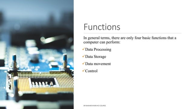 Computer architecture lesson 1 | PDF