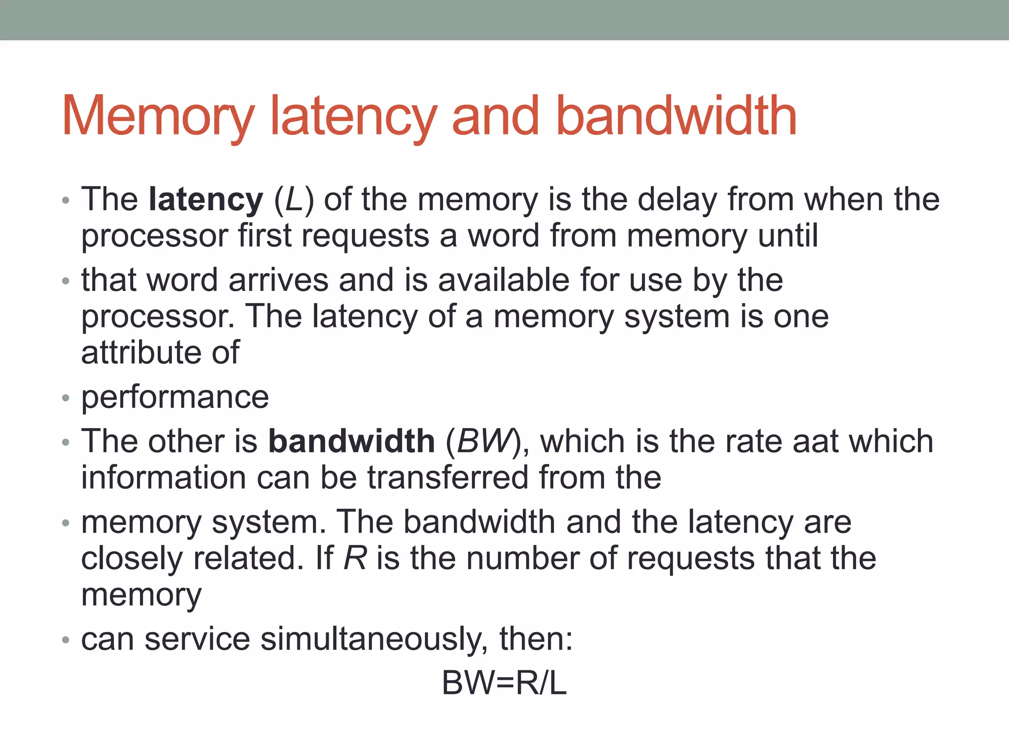 Computer architecture memory system | PPTX