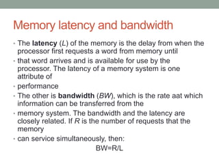 Computer architecture memory system | PPTX