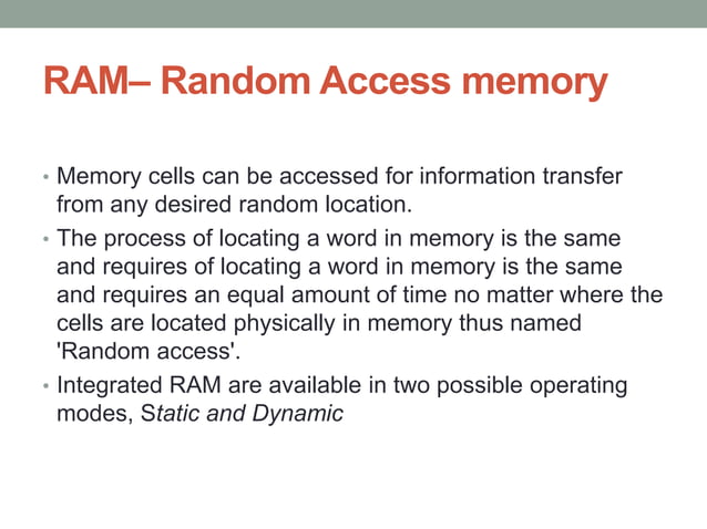 Computer Architecture Memory System Pptx Data Storage And Warehousing Computing